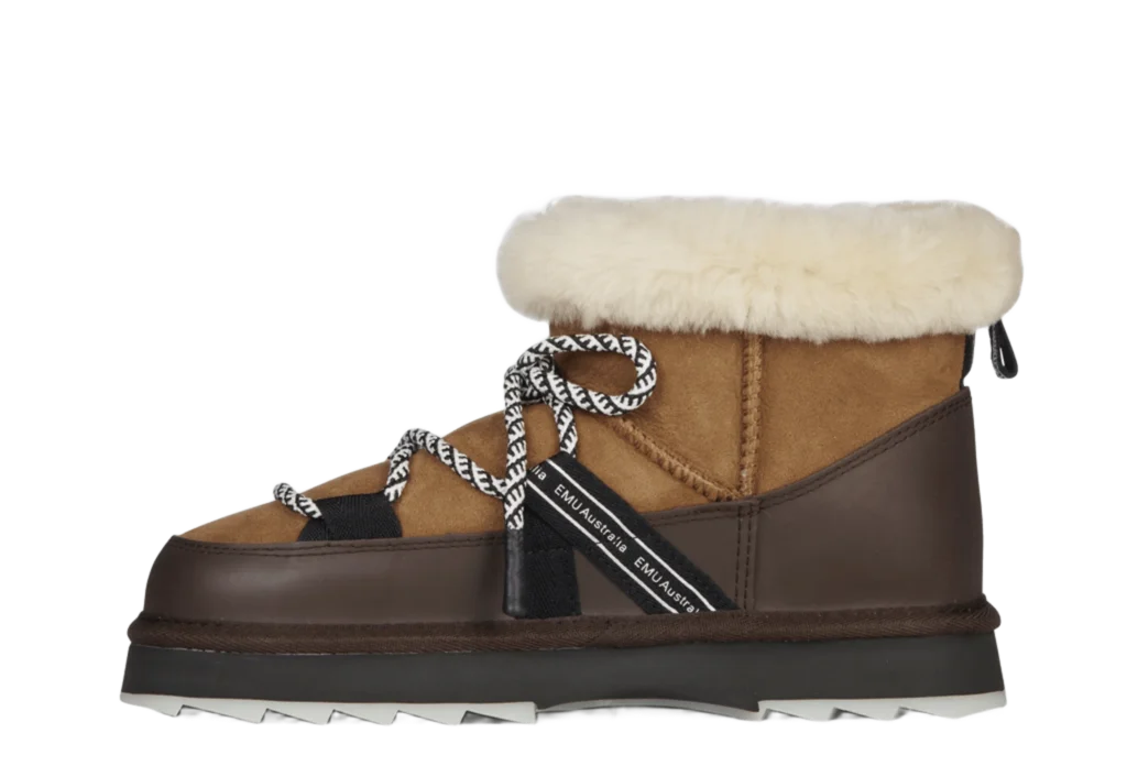 EMU Australia Blurred Micro Chestnut - OnsetShoes